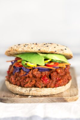 Vegan Sloppy Joes con frijoles | Receta de sándwich fácil - Conade IP