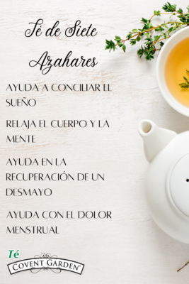 Qué beneficios tiene el té de 7 azahares - CONADEIP