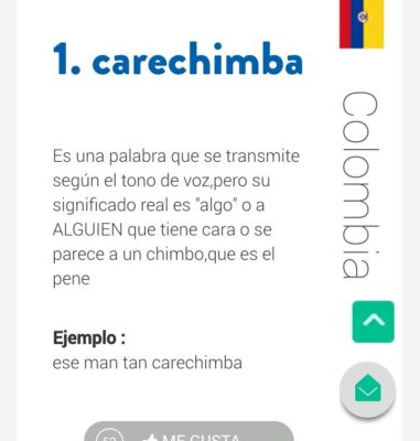 qué significa carechimba - CONADEIP