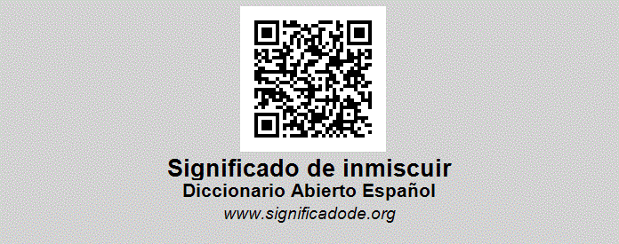 qué significa inmiscuir - CONADEIP