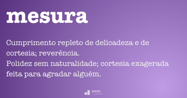 qué significa mesura - CONADEIP