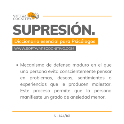 qué significa supresión - CONADEIP