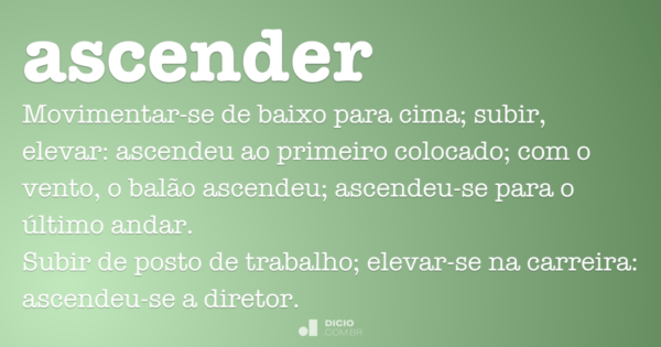 qué significa ascender - CONADEIP