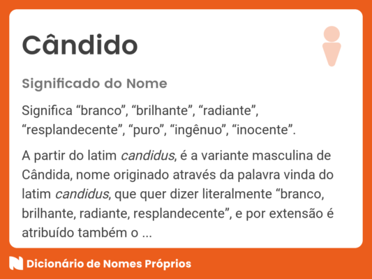 qué significa cándido - CONADEIP