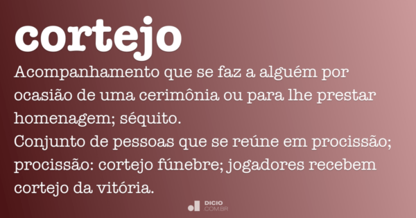 qué significa cortejo - CONADEIP