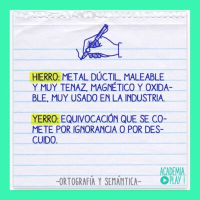 qué significa yerro - CONADEIP